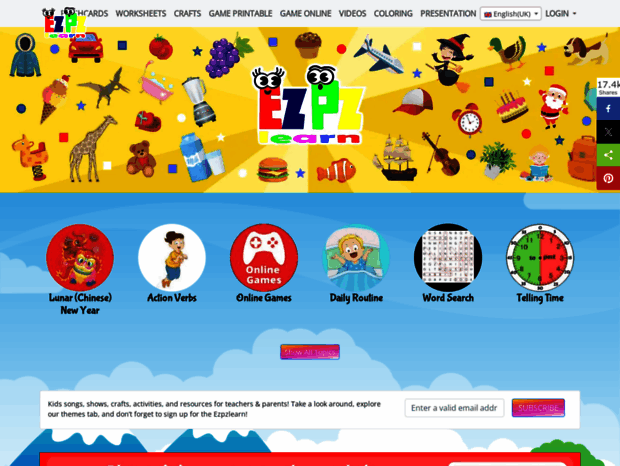 Bienvenue au ezpzlearn.com page - Home page - Ezpzlearn.com.