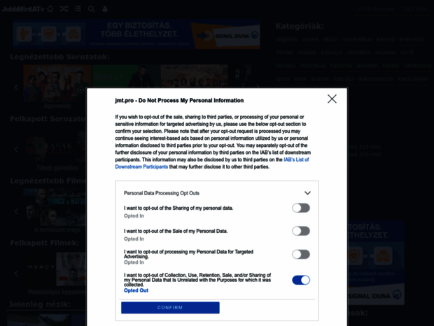 Bienvenue au jobbmintatv.hu page - JobbMintATv.pro | Ingyen Online N?zhet? Sorozatok minden ...