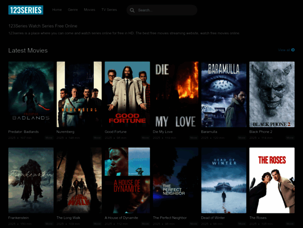 Bienvenue au 123-series.site page - 123Series | Watch Series Free Online.