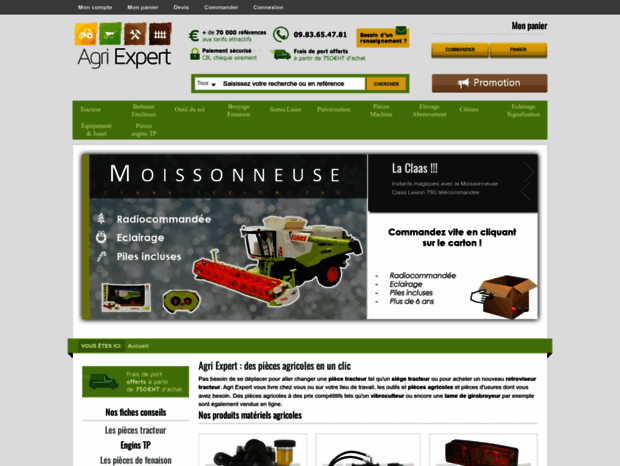Bienvenue au agri-expert.fr page - Vente de pièces détachées et d ...