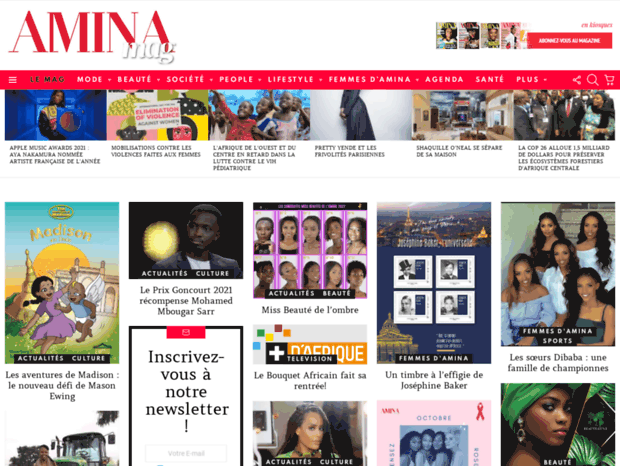 Bienvenue au amina-mag.com page - AMINA - Magazine de la Femme ...