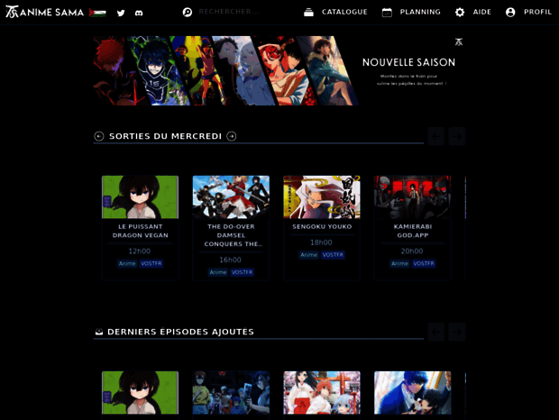 Bienvenue au anime-sama.fun page - Anime Sama – Streaming et catalogage ...