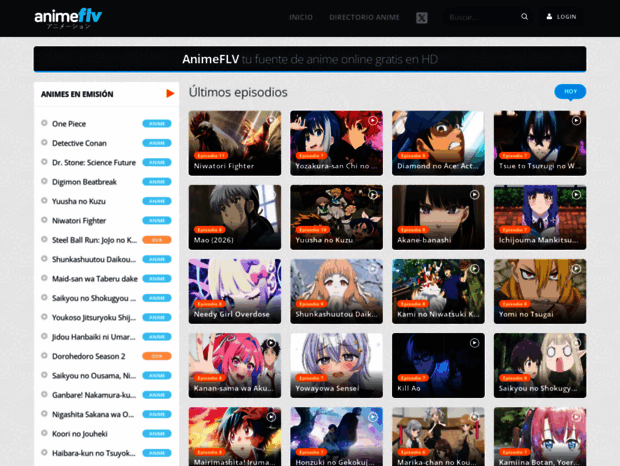 Bienvenue au animeflv.net page - Ver Anime Online HD - AnimeFLV.