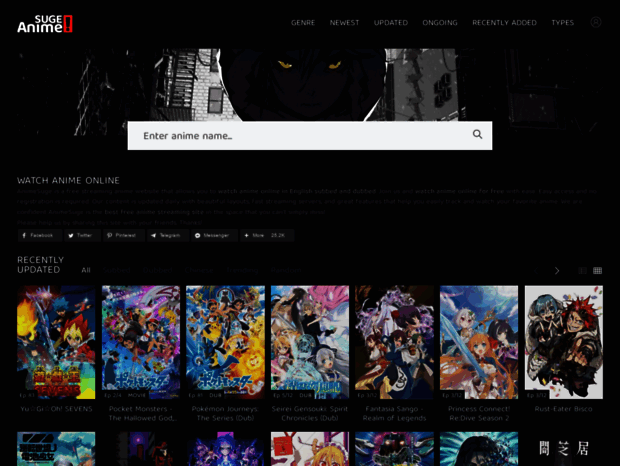 Bienvenue au animesuge.to page - Watch Anime Online in HD with SUB, DUB ...