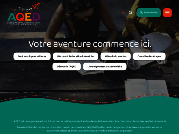 Bienvenue au aqed.qc.ca page - AQED - Association québécoise pour l ...