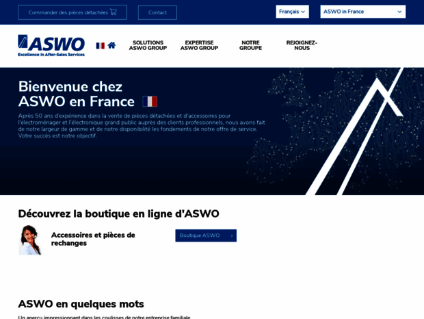 Bienvenue au aswo.fr page - ASWO - France.