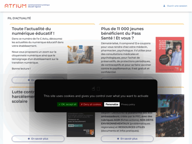 Bienvenue au atrium-sud.fr page - Bienvenue - Atrium.