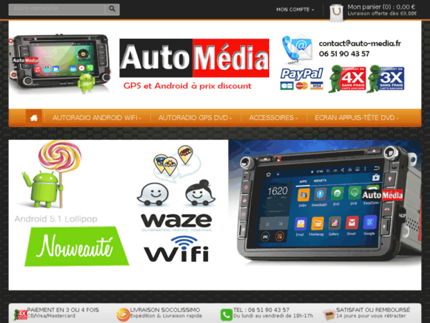 Bienvenue au auto-media.fr page - Auto-Media.fr - Autoradios GPS et ...