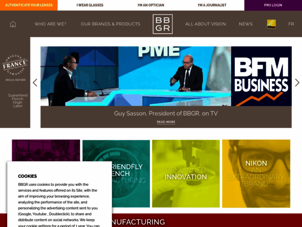 Bienvenue au bbgr.fr page - BBGR French manufacturer of optical lenses ...