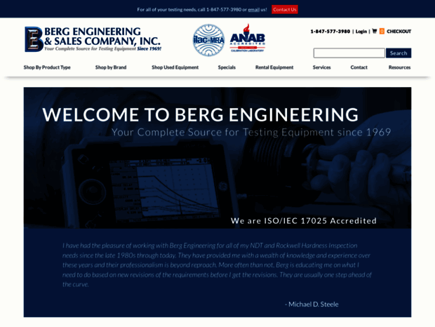Bienvenue au bergeng.com page - Berg Engineering | Ultrasonic Test ...