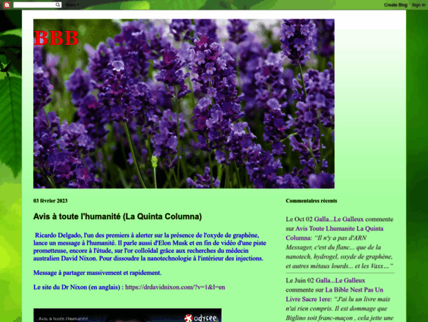 Bienvenue au bistrobarblog.blogspot.fr page - BBB.