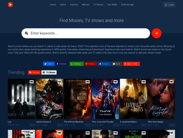 Bienvenue au cataz.net page - Cataz.net - Watch free movies online and ...