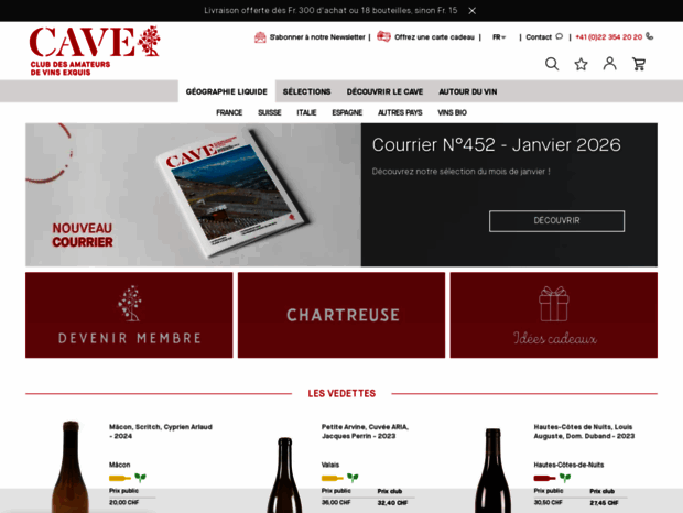 Bienvenue au cavesa.ch page - Le Club Des Amateurs de Vins Exquis ...