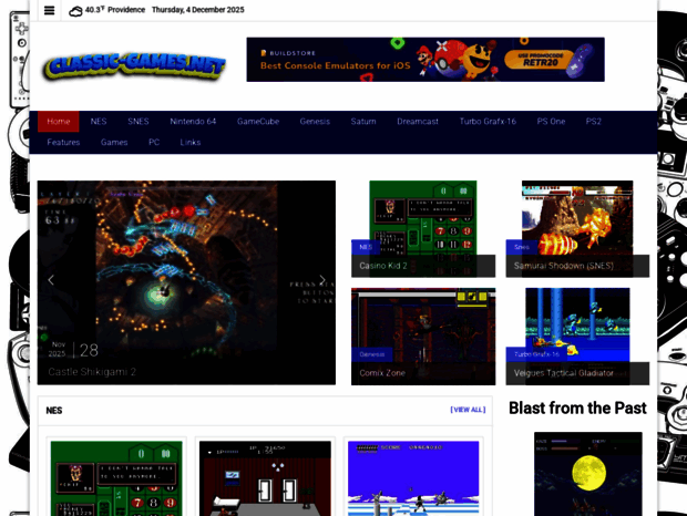 Bienvenue au classic-games.net page - Home – Classic-Games.net.