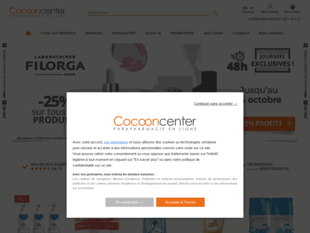 Bienvenue au cocooncenter.fr page