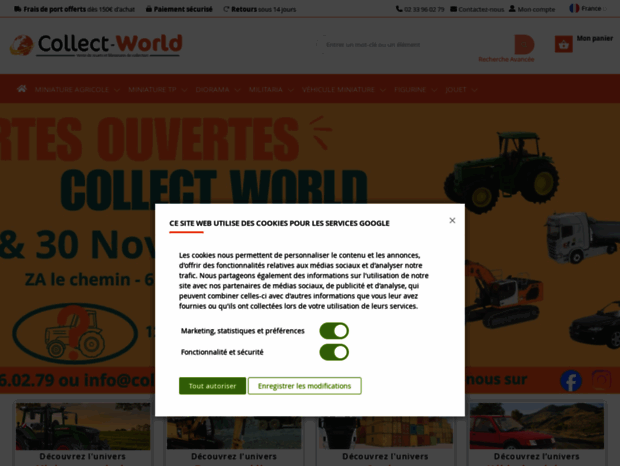 Bienvenue au collect-world.com page - Collect World : N°1 de la ...