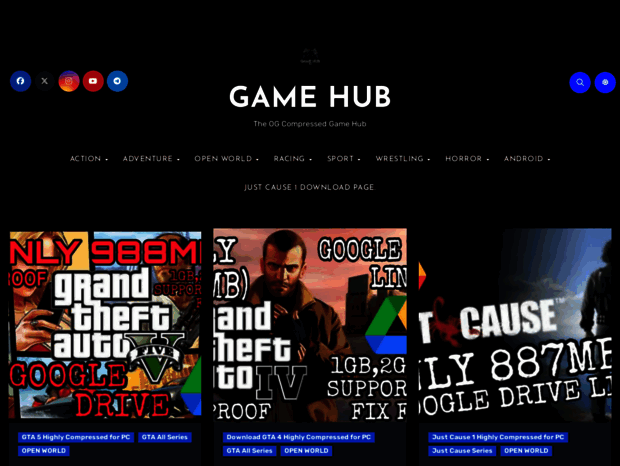 Bienvenue au compressedgamehub.co.in page - GAME HUB - The OG ...