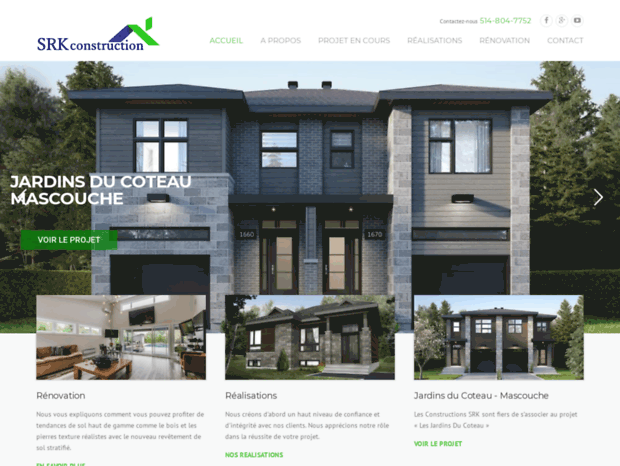 Bienvenue au constructionsrk.com page - Home - SRK construction.