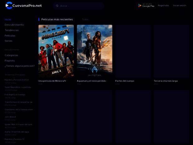 Bienvenue au cuevanapro.net page - Cuevana 3 OFICIAL | Ver todas las ...