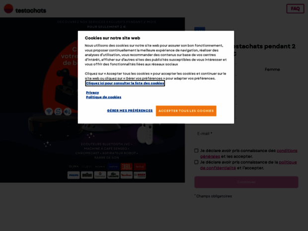 Bienvenue au decouvrir.test-achats.be page - Accédez à Testachats en ...