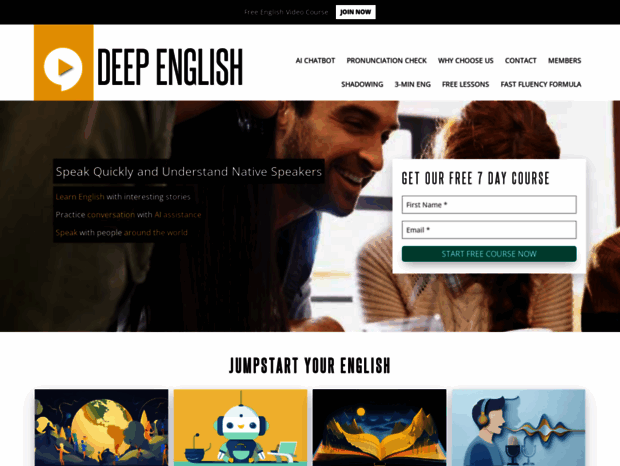 Bienvenue au deepenglish.com page - Deep English - Speak Fluent English ...