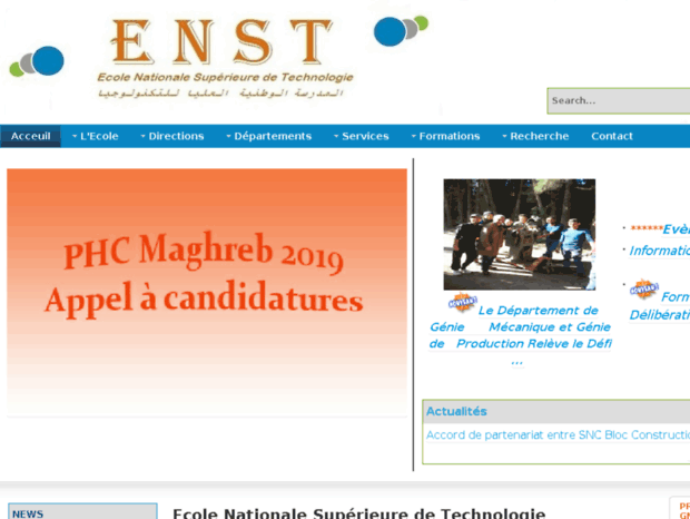 Bienvenue au enst.dz page - ENST - Ecole Nationale Supérieure de ...