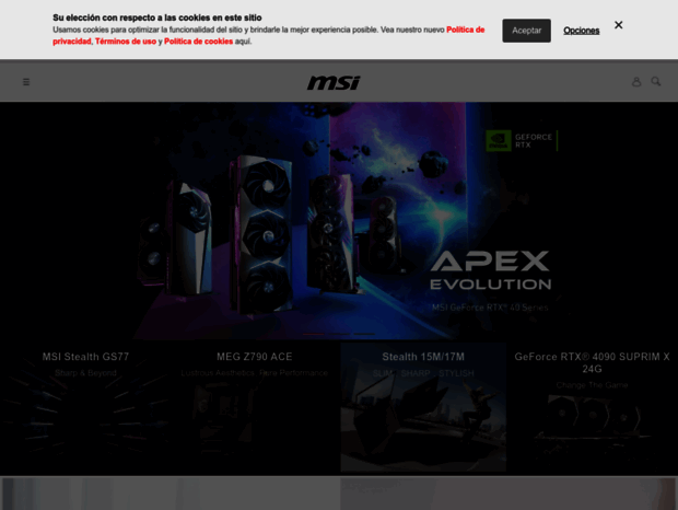 Bienvenue au es.msi.com page - MSI España.