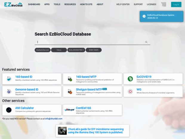 Bienvenue au ezbiocloud.net page - EzBioCloud.net | Search about ...