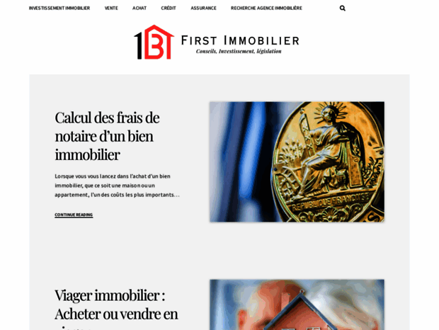 Bienvenue au first-immobilier.fr page - First Immobilier - Conseil ...
