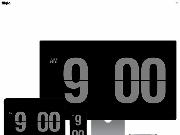 Bienvenue au fliqlo.com page - Fliqlo - Flip Clock App and Screensaver.