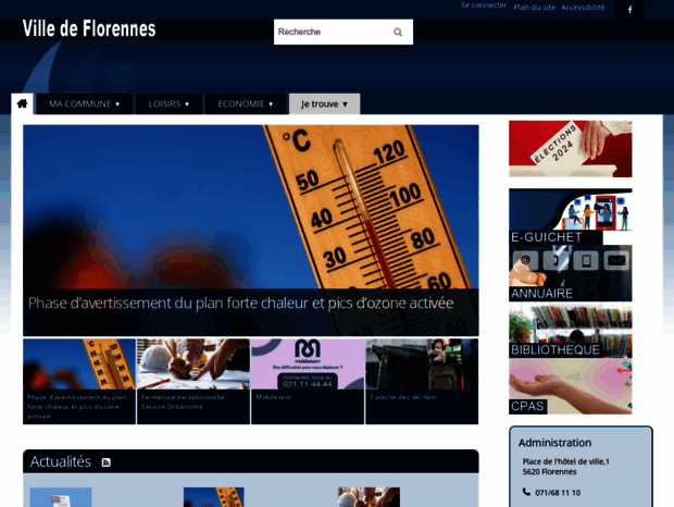 Bienvenue au florennes.be page - Ville de Florennes.