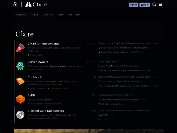 Bienvenue au forum.cfx.re page - Cfx.re Community - The home of FiveM/RedM.