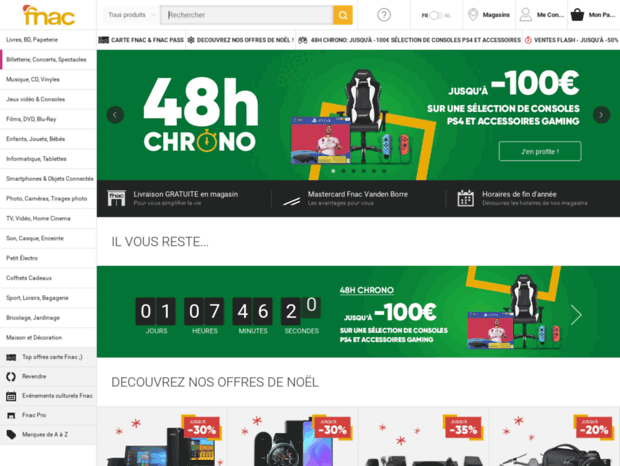 Bienvenue au fr.fnac.be page - Fnac : DVD, informatique, jeux vidéo ...