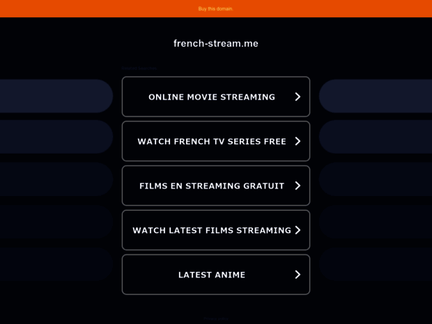 Bienvenue au french-stream.me page