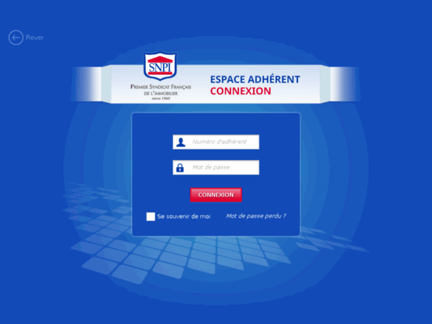 Bienvenue au gestion.snpi.com page