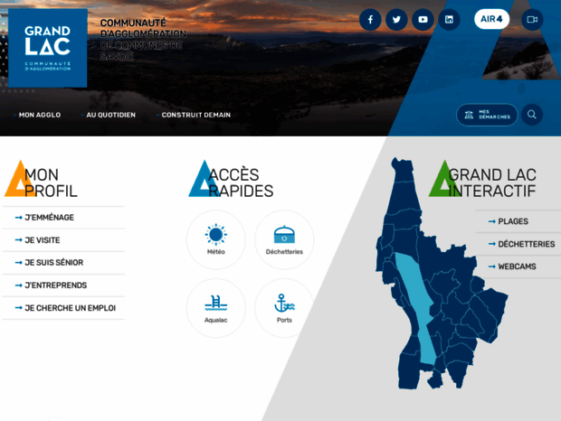 Bienvenue au grand-lac.fr page - Grand Lac communauté d'agglomération ...