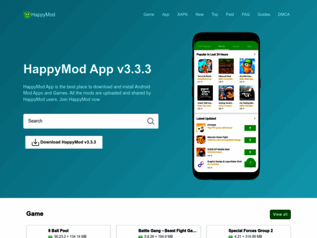 Bienvenue au happymod.cloud page - HappyMod APP 3.3.1 Download - MOD ...