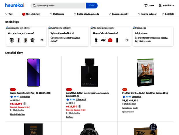 Bienvenue au heureka.sk page - Heureka.sk — Vyberajte úžasne!.
