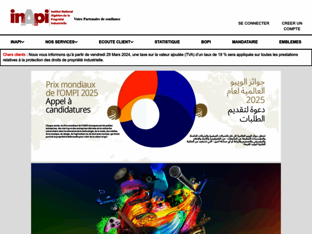 Bienvenue au inapi.dz page - INAPI.