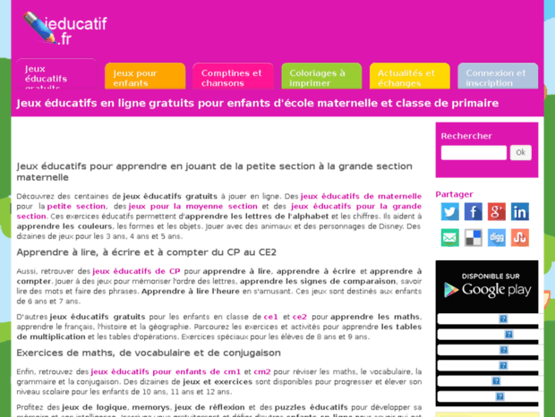 Bienvenue au jeux-fille-garcon.ieducatif.fr page - Jeux éducatifs en ...