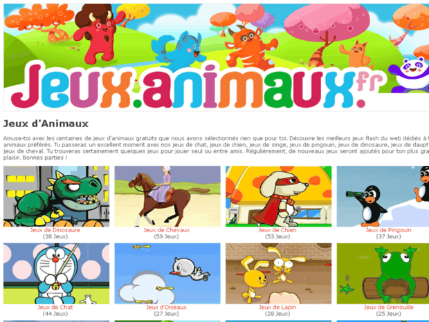 Bienvenue au jeux.animaux.fr page - Jeux d'animaux : 556 jeux gratuits ...