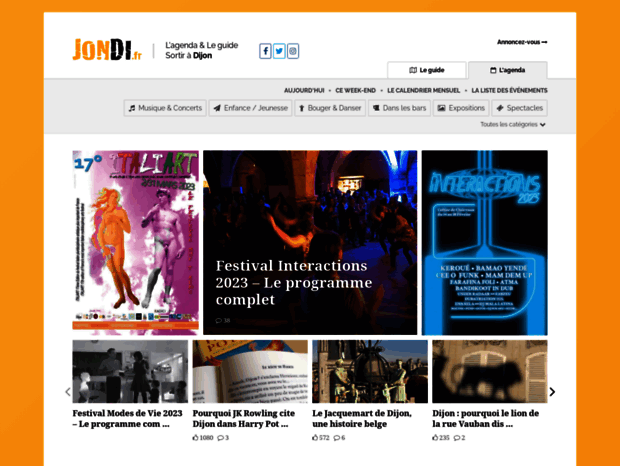 Bienvenue au jondi.fr page - Jondi.fr - Agenda des événements - Sortir ...