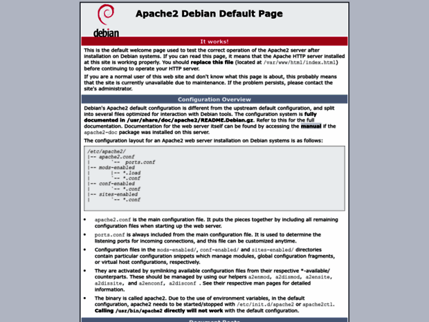 Bienvenue au lasavoisienne.fr page - Apache2 Debian Default Page: It works.