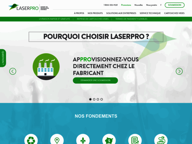 Bienvenue au laserpro.ca page - Laserpro - Accueil.