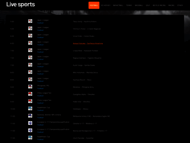 Bienvenue au livesports808.sbs page - LiveSport808.