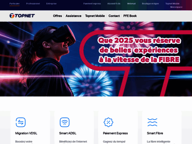 Bienvenue au moncompte.topnet.tn page - TOPNET: Fournisseur de Services ...