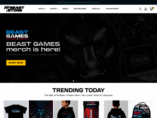 Bienvenue au mrbeast.store page - MrBeast.Store | The ONLY Official ...