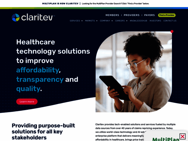 Bienvenue au multiplan.com page - Healthcare Technology Solutions ...