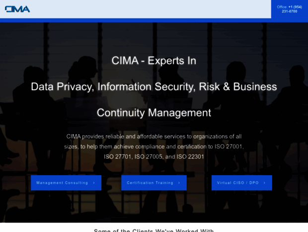 Bienvenue au mycima.net page - Data Privacy and Information Security ...