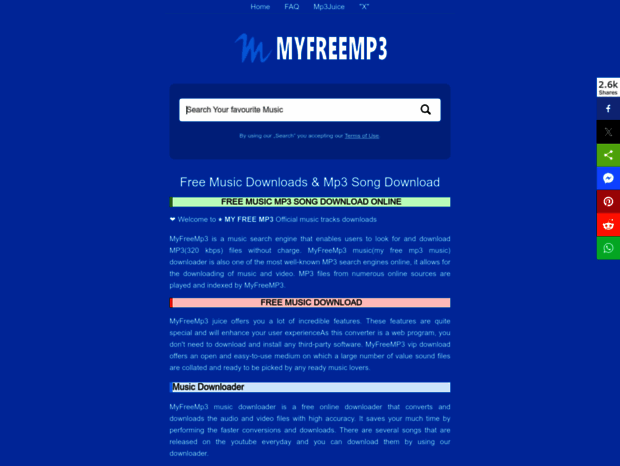 Bienvenue au myfreemp3.me page - MyFreeMp3 | Free Music download & Mp3 ...